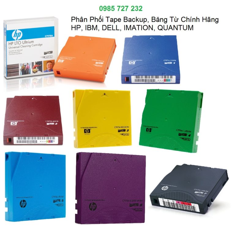 Đại Lý Phân phối Tape Backup,Băng Từ Chính hãng HP,IBM,DELL,IMATION ...