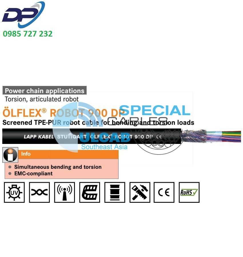 Cáp LAPP KABEL ÖLFLEX® ROBOT 900 DP | Chính Hãng - Chống Nhiêu - Giá ...