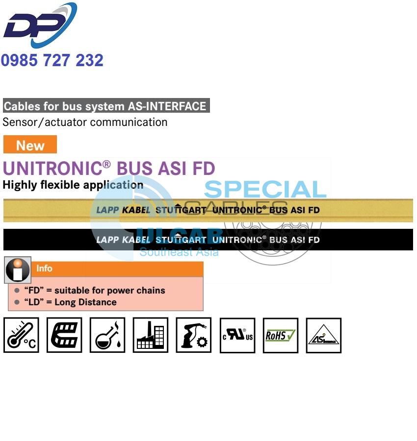 Cáp LAPP KABEL UNITRONIC® BUS ASI FD | Chính Hãng - Giá Tốt Nhất ...