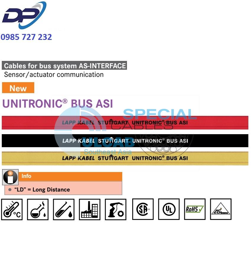 Cáp LAPP KABEL UNITRONIC® BUS ASI | Chính Hãng - Giá Tốt Nhất - ulcab ...