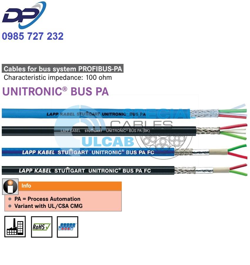 Cáp LAPP KABEL UNITRONIC® BUS PA | Chính Hãng - Chống Nhiễu - Giá Tốt ...