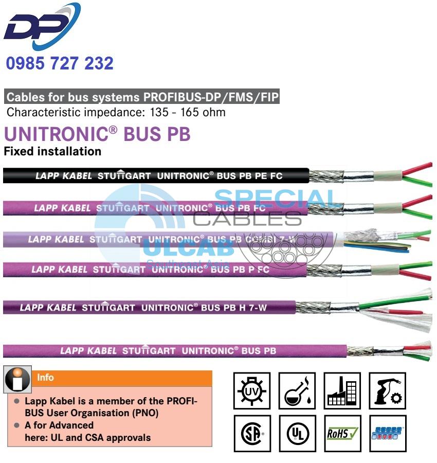 Cáp LAPP KABEL UNITRONIC® BUS PB | Chính Hãng - Chống Nhiễu - Giá Tốt ...