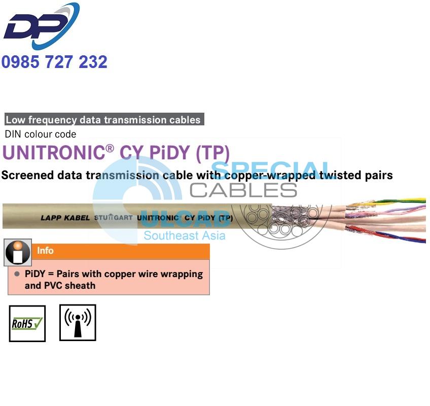 Cáp LAPP KABEL UNITRONIC® CY PiDY (TP) | Chính Hãng - Chống Nhiễu - Giá ...