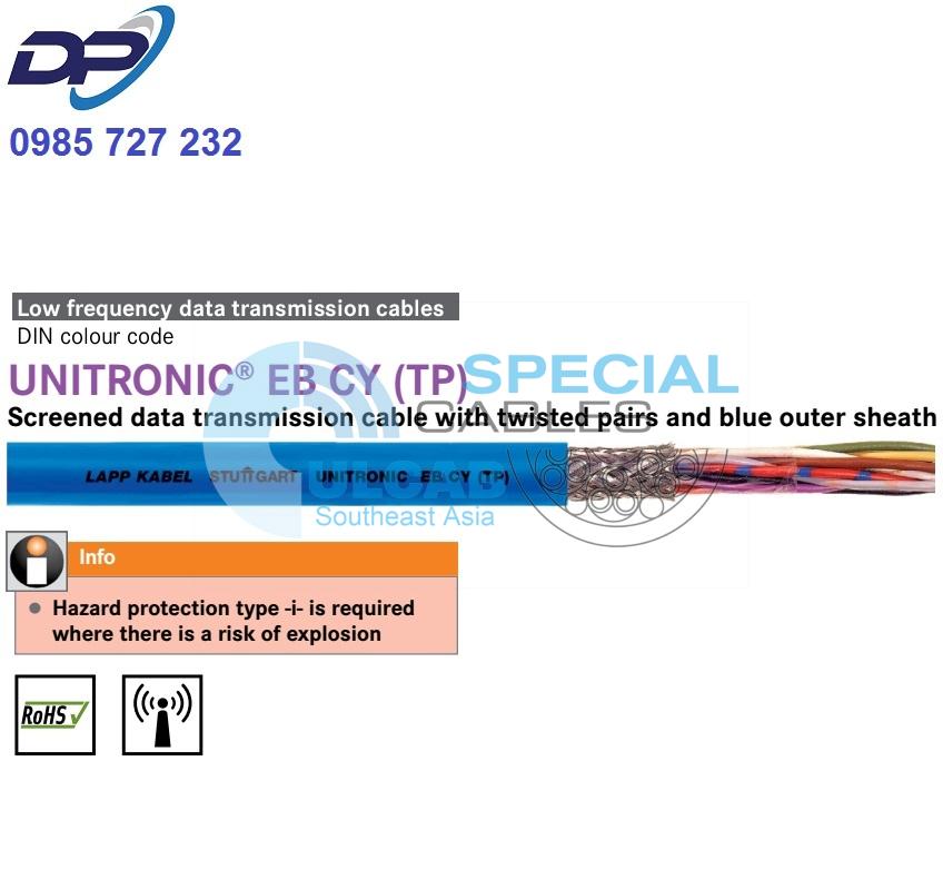 Cáp LAPP KABEL UNITRONIC® EB CY (TP) | Chính Hãng - Chống Nhiễu - Giá ...