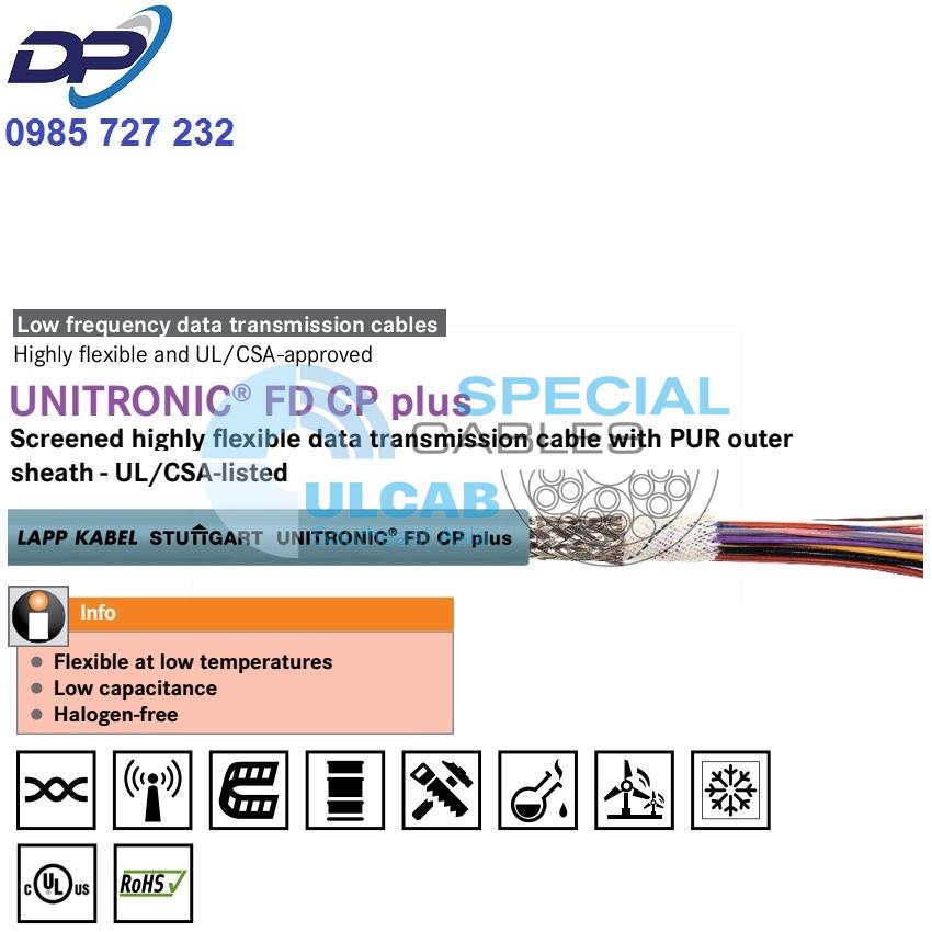 Cáp LAPP KABEL UNITRONIC® FD CP plus | Chính Hãng - Chống Nhiễu - Giá ...