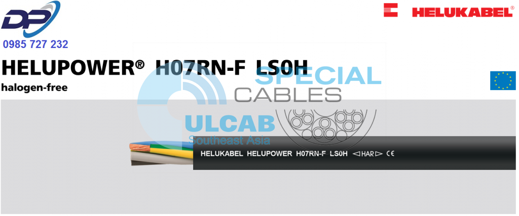 Dây Cáp Cao Su Helukabel HELUPOWER® H07RN-F LS0H | Chính Hãng - Rubber ...