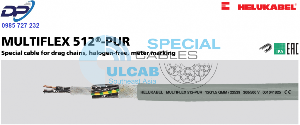 Cáp Helukabel MULTIFLEX 512®-PUR | Chính Hãng - Cáp Chuyển Động - Giá ...
