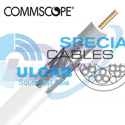 "SZ4986603" Cáp Đồng Trục Coaxial Drop Cable COMMSCOPE RG6 75 Ohm White ...