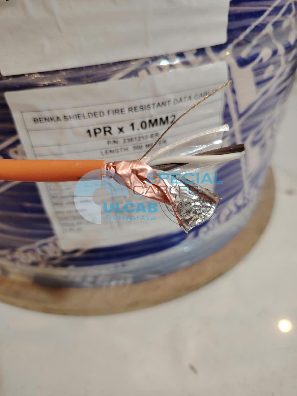 Dây Cáp Báo Cháy BENKA 236 1210-ER Chống Cháy Chống Nhiễu 1 PAIR×1.0mm2 ...